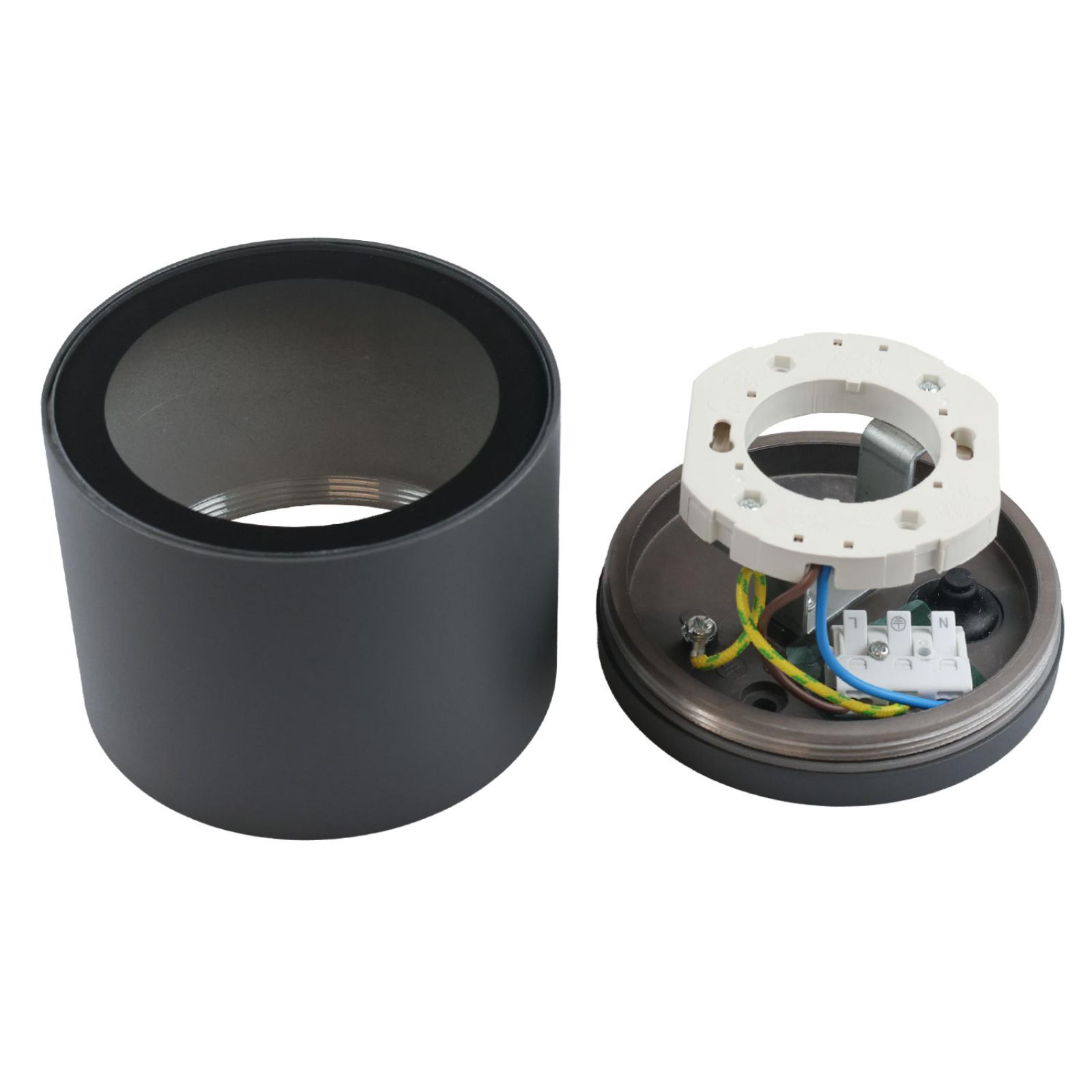 Aufbauleuchte mit GX53 Sockel, ohne Leuchtmittel --> ELS-Licht Ihr Spezialist für professionelle ...