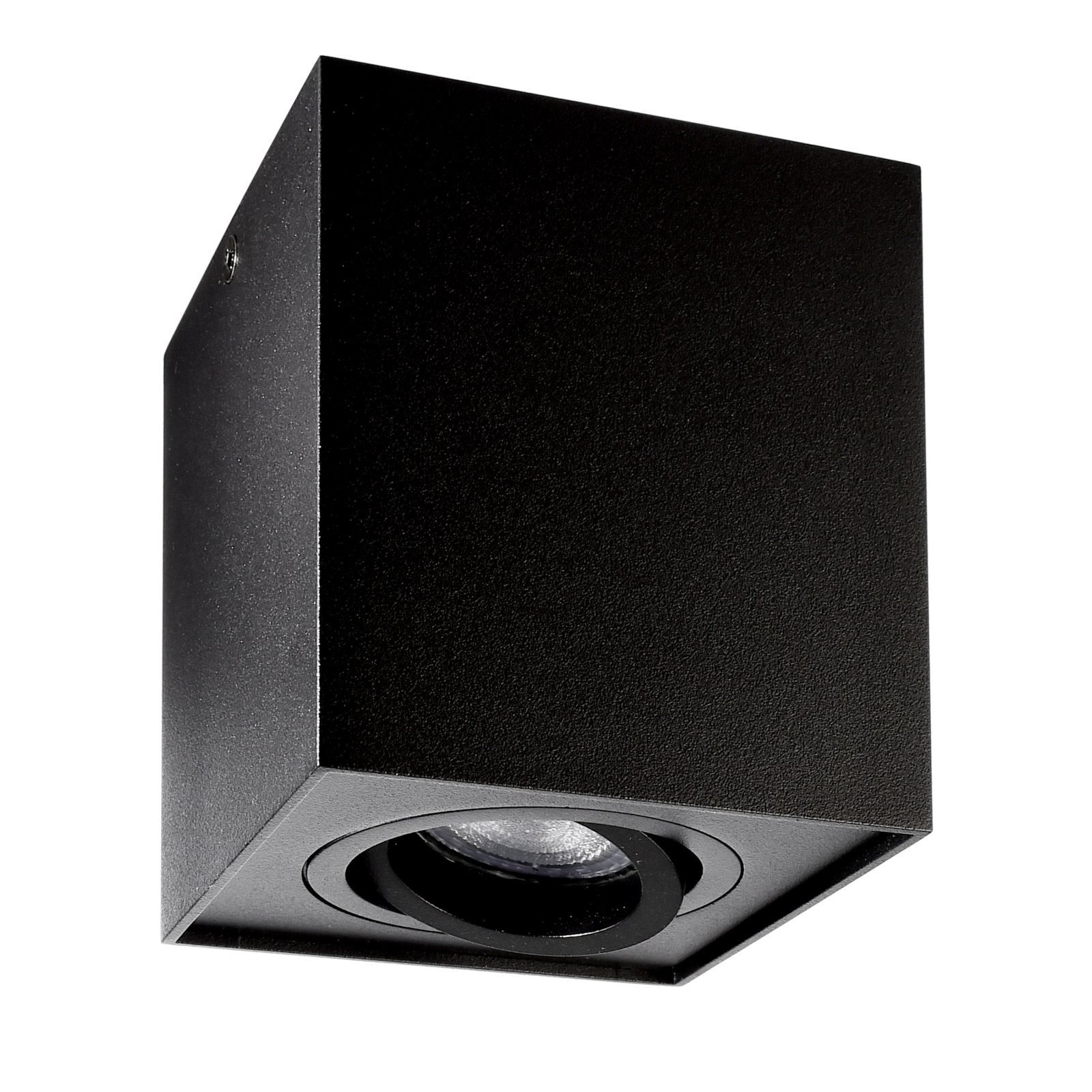 Deckenaufbauleuchte Bengala eckig, 1x max. 50W, mit GU10 Fassung, schwarz --> ELS-Licht Ihr ...