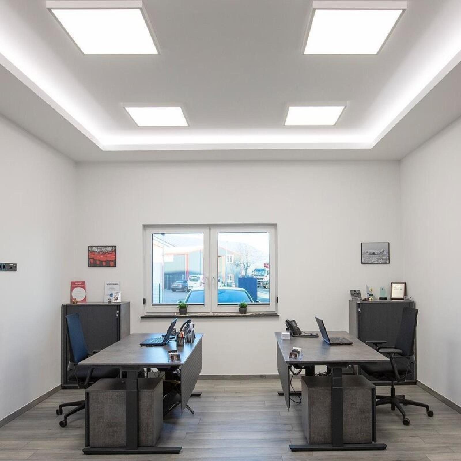LED Büropanel FLATugr 620x620mm 38W COLORselect --> ELS-Licht Ihr Spezialist für professionelle ...