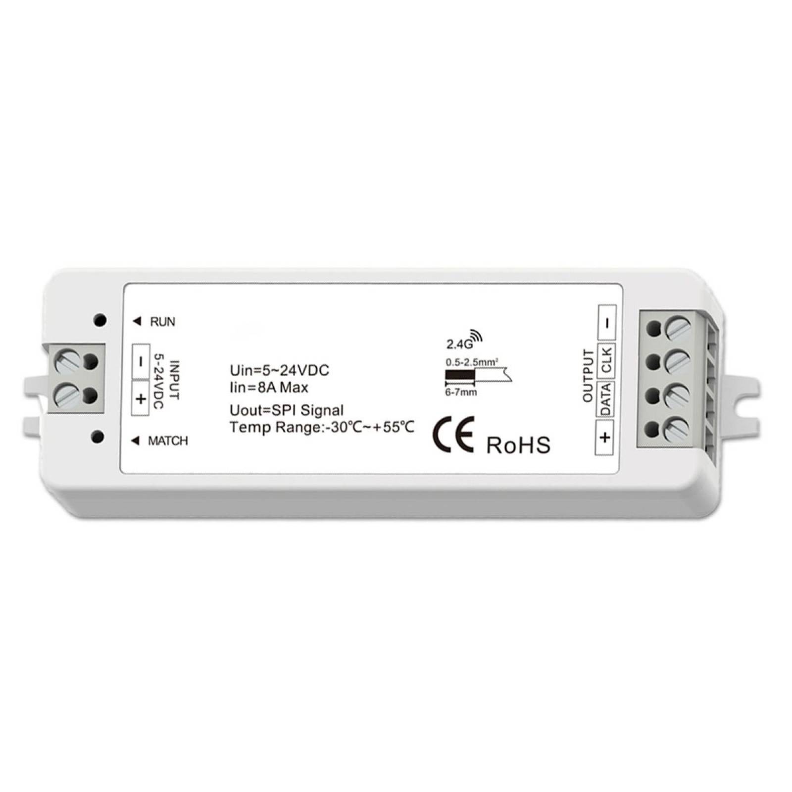 SPI-Controller für LED DIGITAL SPI-Strip 12-24V | ISOLED