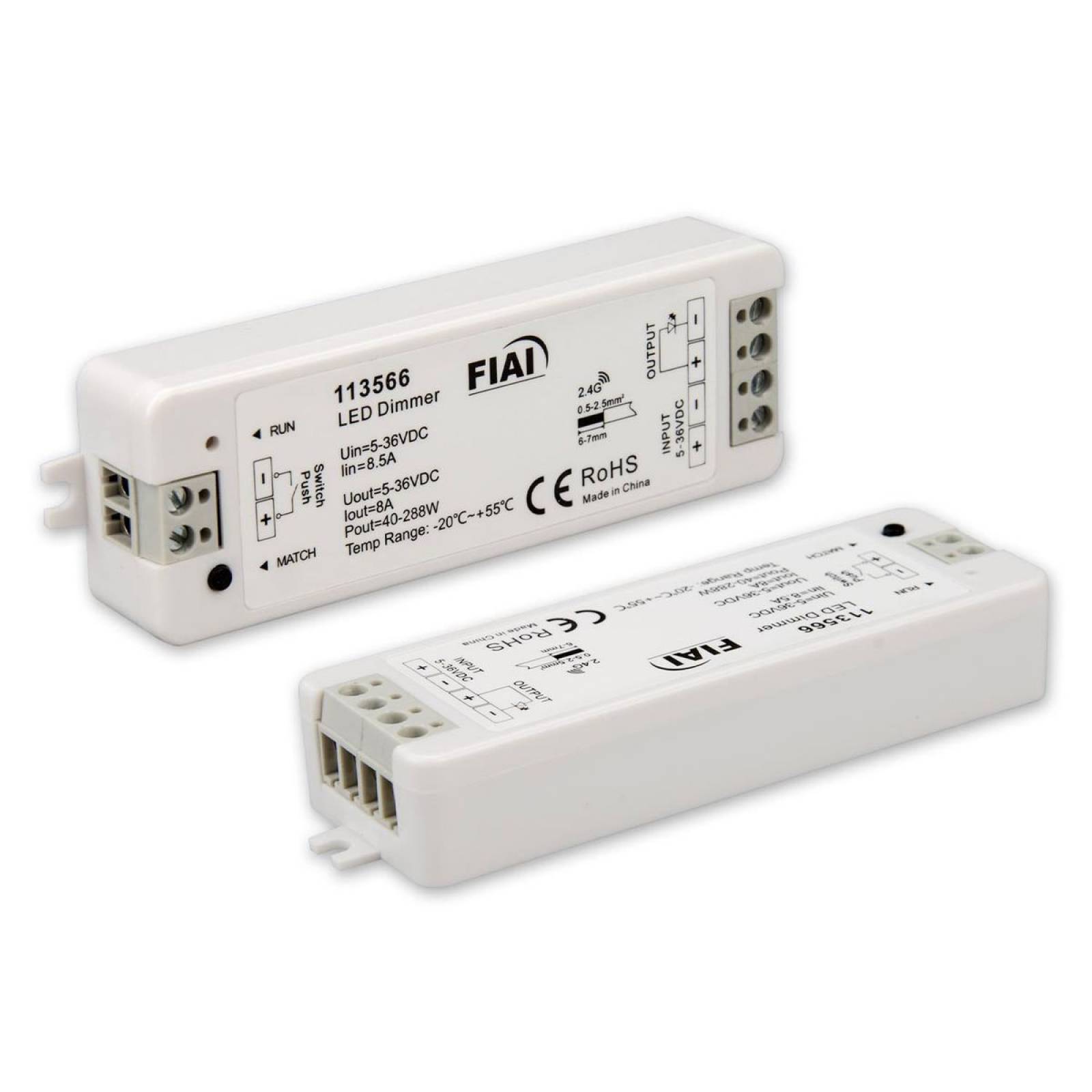 Sys-Pro Push Mesh PWM-Dimmer 1-Kanal 5-36V 8A ISOLED